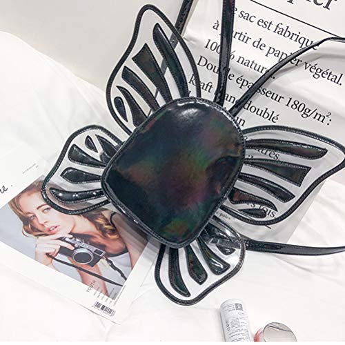 Ozgkee Butterfly Backpack Travel Bag (black)