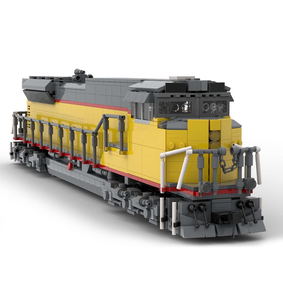 Topoo Big Train Sets RC Steam Locomotive Train Building Kit Express Toy Sets MOC-125311 Model Compatible with Lego Technic City Train - 2262 Pieces