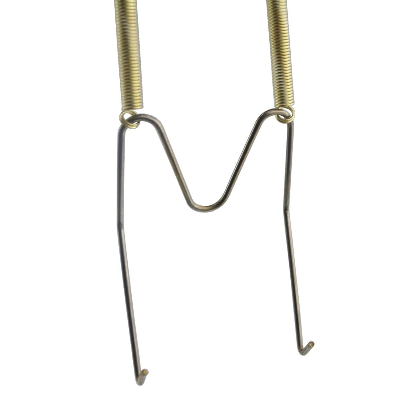 TIHOOD 10PCS 8” Invisible Wall Plate Hanger/Tray Display Hanger Brass Coated Holds 7.5" to 8.8" Plates
