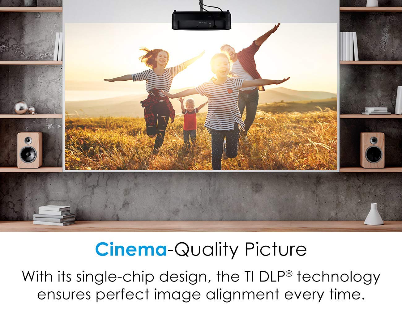 Optoma HD146X High Performance Projector for Movies & Gaming | Bright 3600 Lumens | DLP Single Chip Design | Enhanced Gaming Mode 16ms Response Time (Renewed)