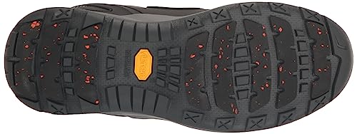 Propét Men's Valais Hiking Boot, Grey/Blue, 12 X-Wide