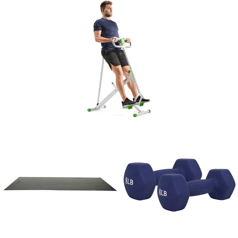 Sunny Health & Fitness Upright Row-N-Ride™ Exerciser in Green - NO. 077G
