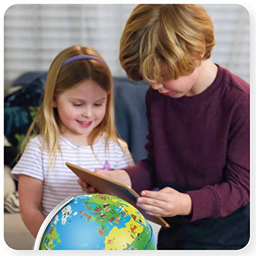 Orboot Earth by PlayShifu (App Based): Augmented Reality Interactive Globe for Kids, Stem Toy for Boys & Girls Age 4 to 10 Years (Metal Orboot)