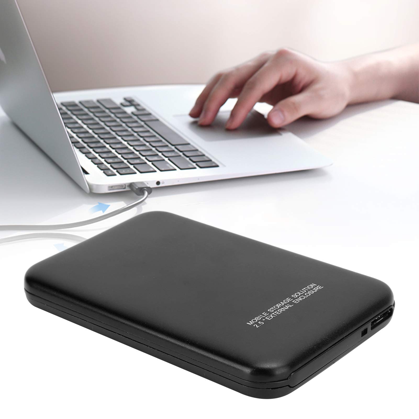 Zopsc 2.5inch Portable External Hard Drive, 60G to 1TB Mobile Hard Disk, 2.5 inch HDD USB 3.0 HDD Storage Mobile Hard Disk, for PC, Desktop, Laptop (250G)