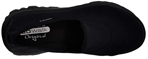 Skechers Women's Go Walk Black/Charcoal Walking Shoe 7.5 W US