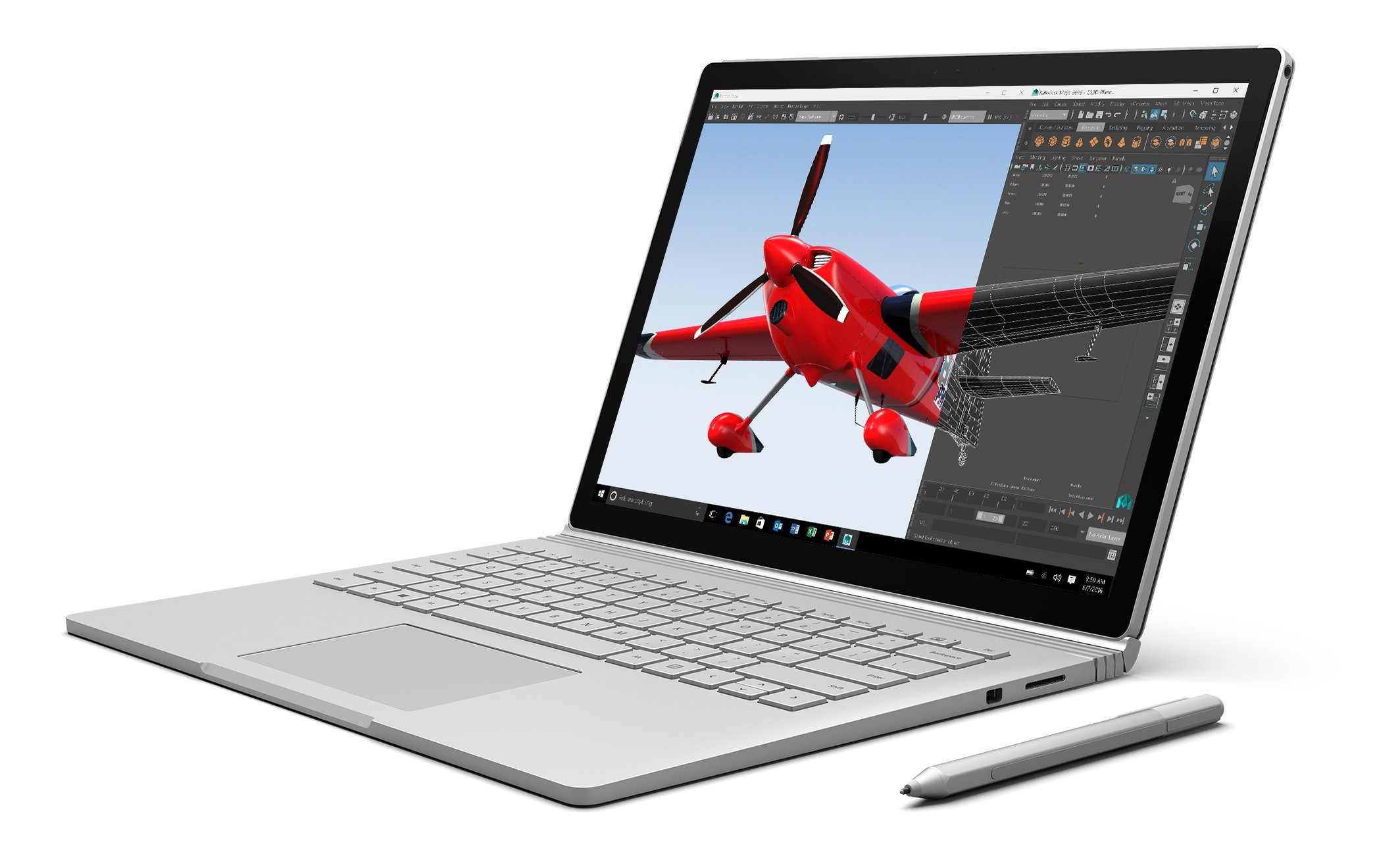 Microsoft Surface Book Silver - 512GB, 13.5, Windows 10 Pro, Intel Core i7, 16GB RAM - Renewed
