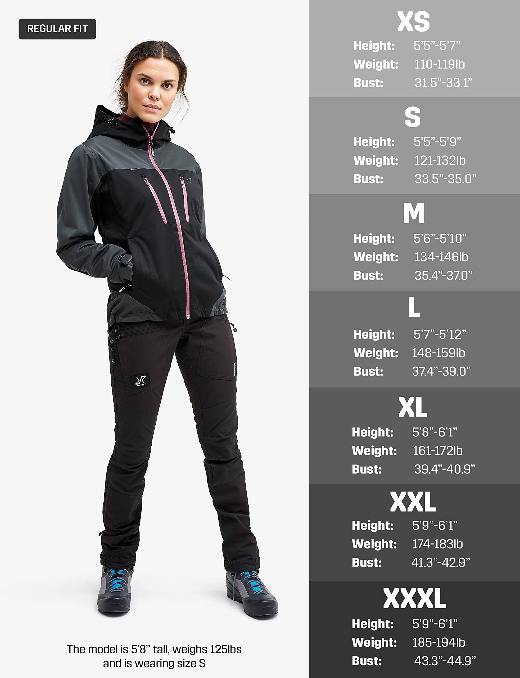 RevolutionRace Women’s Silence Proshell Jacket, Waterproof Softshell Jacket with Ventilation Zippers, Black, XS