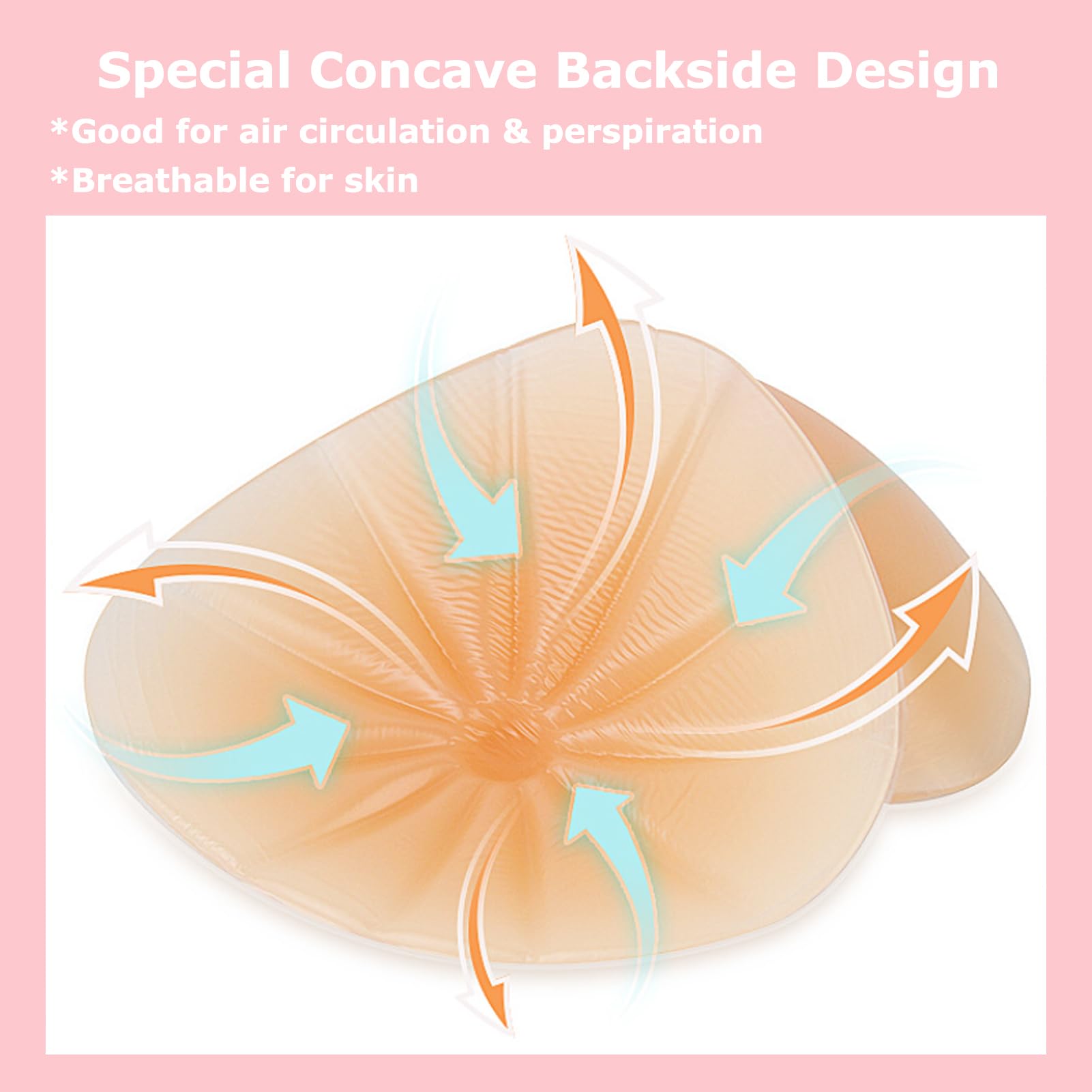 OMMITO Triangle Silicone Breast Form Mastectomy Prosthesis Bra Insert Pad Enhancer Only 1 Piece 150g