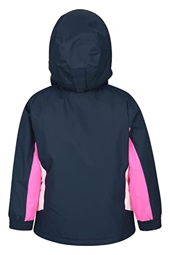Mountain Warehouse Honey Kids Ski Jacket, Boys & Girls Snow Coat Indigo 5-6 Years