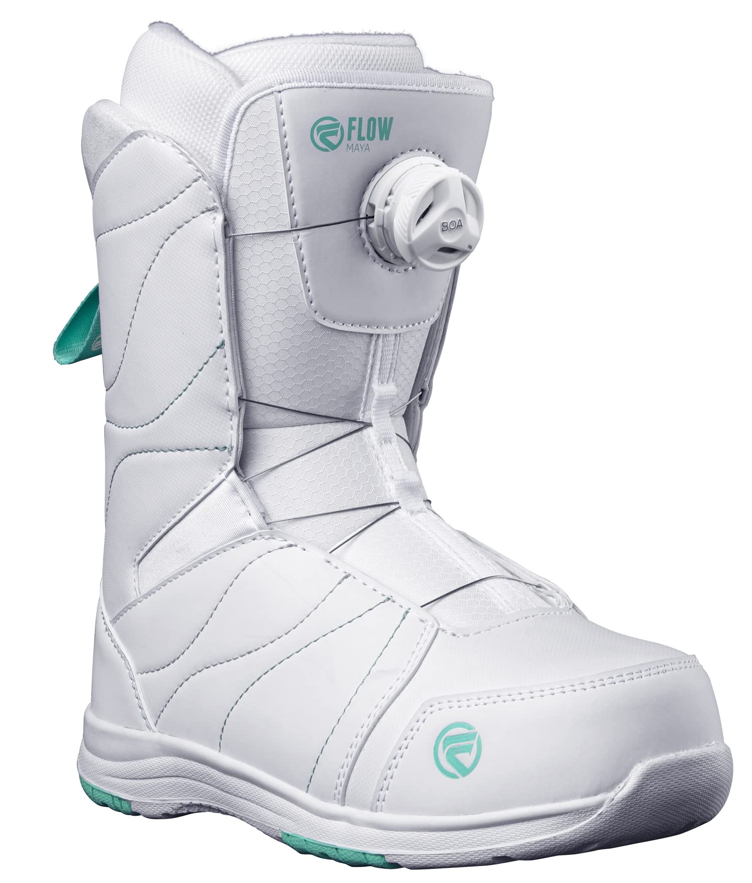 Nidecker Elle 147cm Women's Snowboard Package+Bindings+Flow BOA Boots (Boot Size 8)