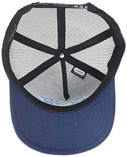 Quiksilver Men's Clean Mess Snapback Trucker Hat, Navy Blazer, One Size