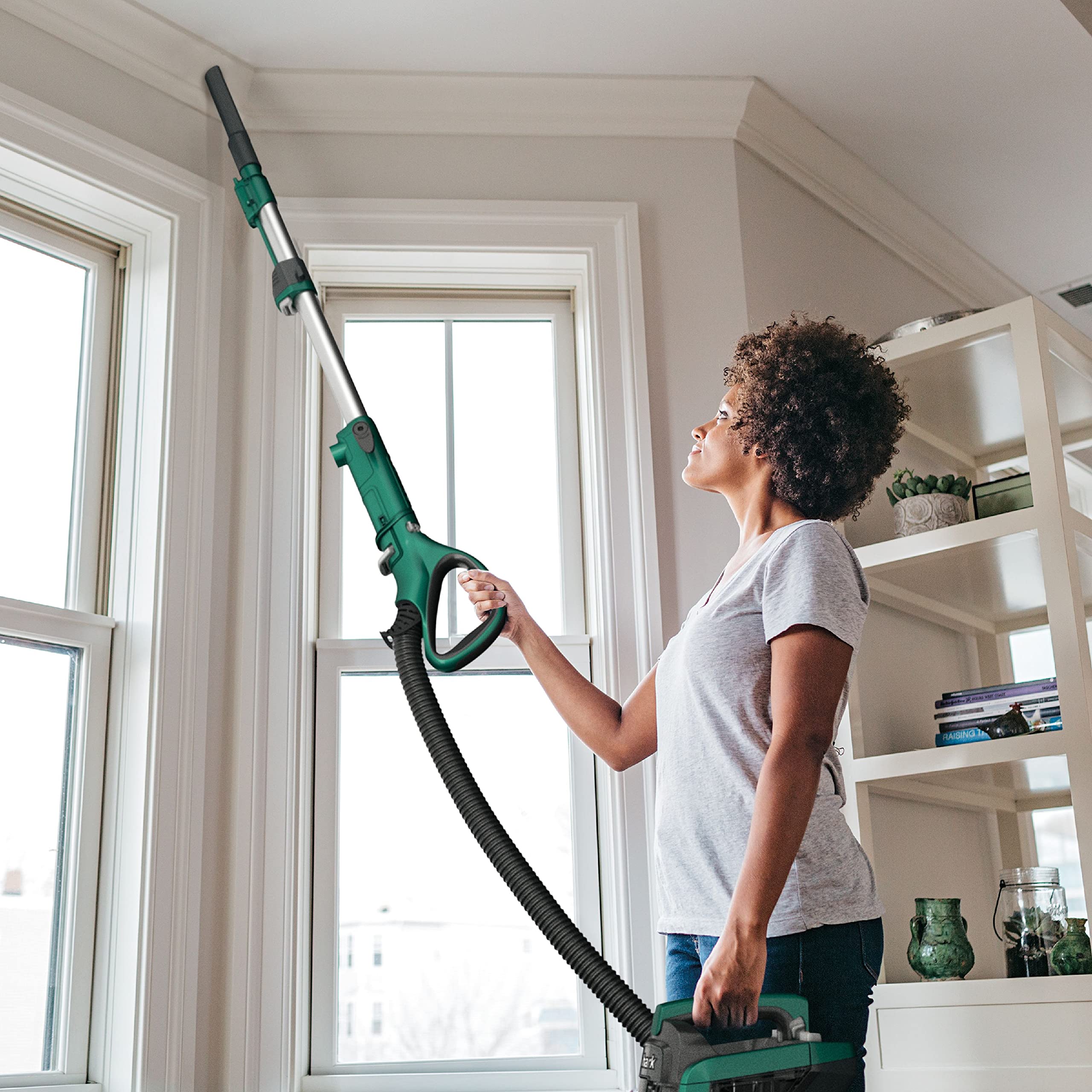 Shark Rotator ZU620 Powered Lift-Away with Self-Cleaning Brushroll Upright Vacuum (Green) (Renewed)