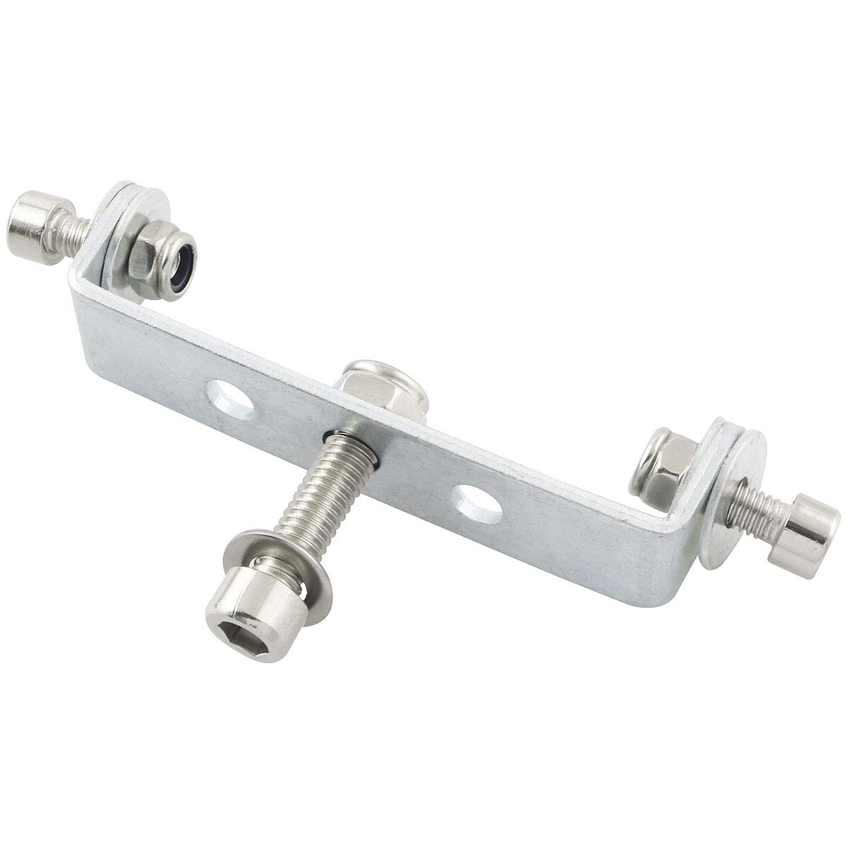 PSCCO 1Set U-Shaped Bike Rear Rack Mount Adapter Bicycle Rear Storage Bracket Connector with Srews