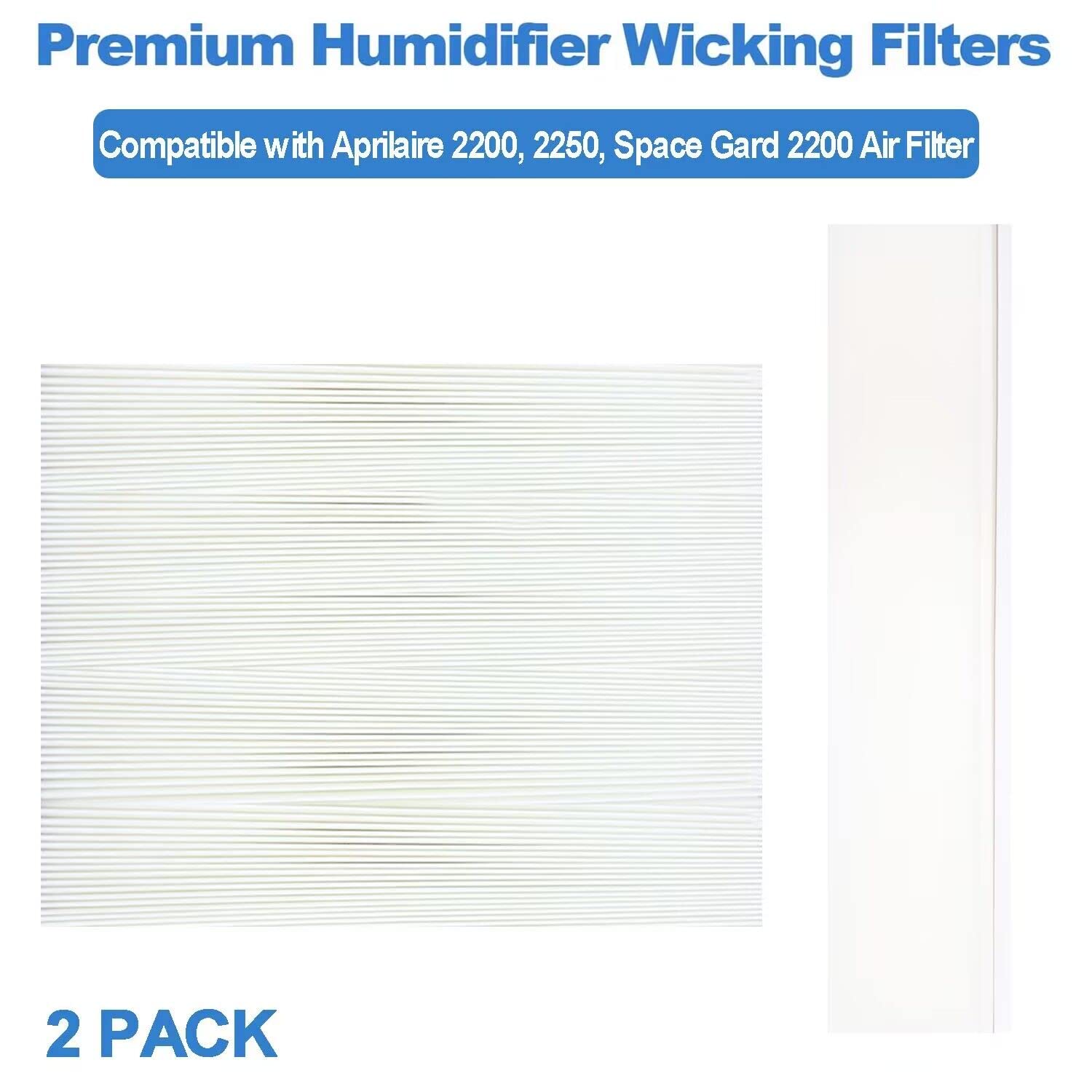 VUIUKOYE 201 Replacement Air Filter for Aprilaire 2200 Series Whole-House Air Purifiers (2 Pack)