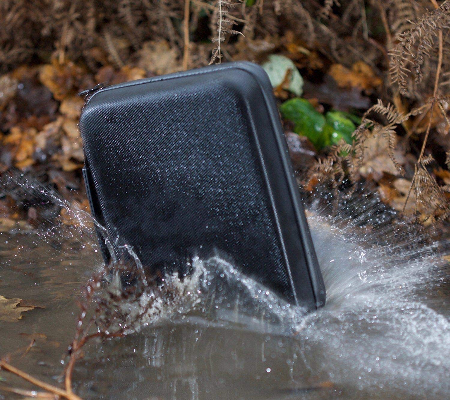 Navitech Black Heavy Duty Robust Action Camera Hard Case - Compatible with The Dragon Touch Vision 3 PRO
