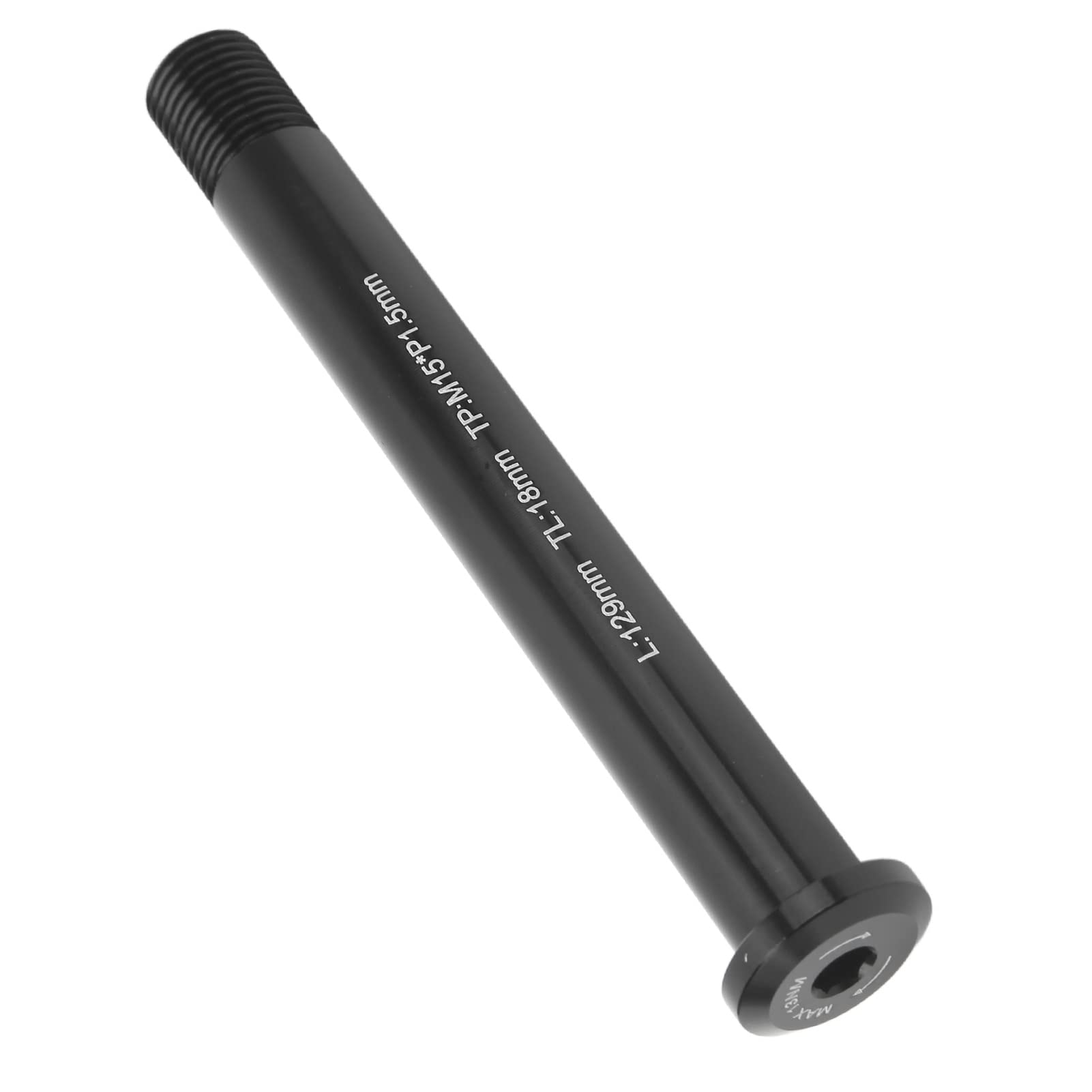 VBESTLIFE Front Hub Thru Axle Adapter, Front Thur Axle Lever Front Fork Barrel Shaft Lock Rod for Mountain Bike 15x100mm Opening