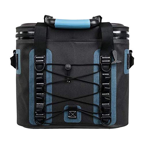 ORCA Walker 20 Can Soft Cooler Bag, Insulated Bag with Shoulder Strap and Extra Pockets, Holds 20 Cans of Soda, Keeps Drinks Ice Cold All Day, Perfect for Beach, Park, Hikes, Picnics - Slate Blue