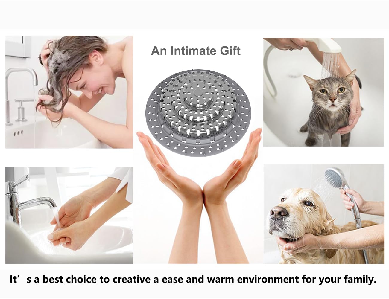 XAJOON Bathtub Drain Hair Catcher,Bathtub Protector Suitable for Bathroom Bathtub, Pop-Up Drains. (Patented Product)