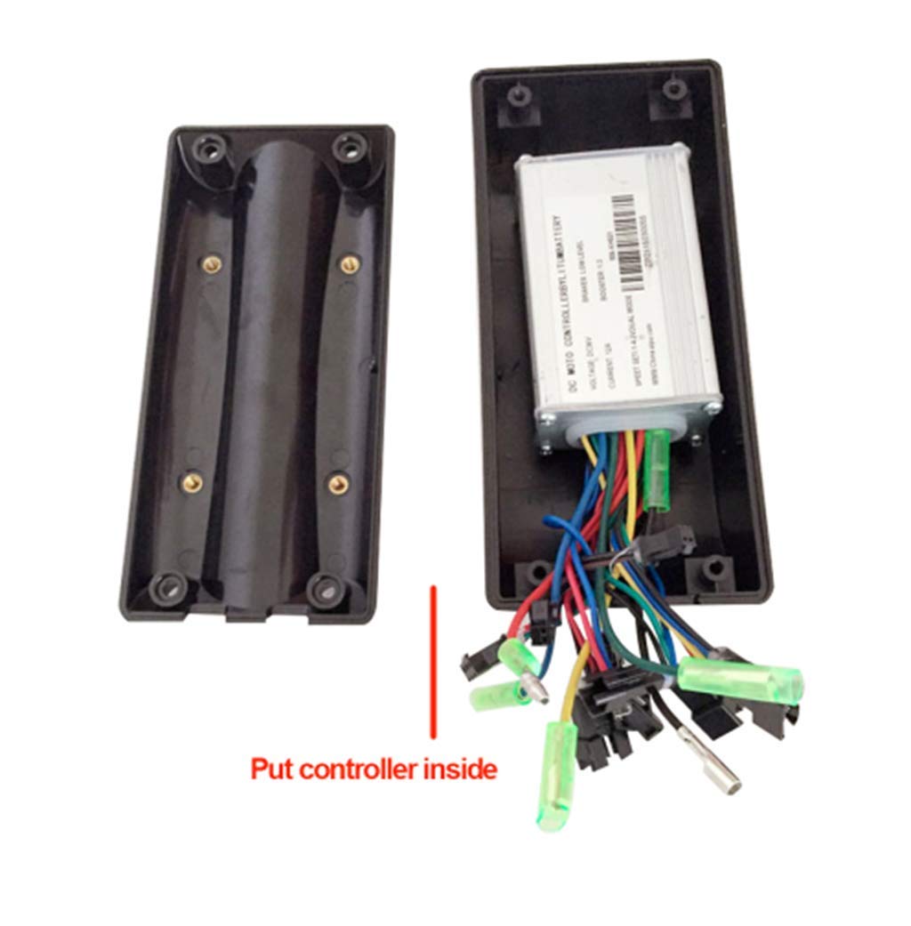 NBpower Ebike Controller Box Li-ion Battery Case Plastic Electric Bike Parts E-Bike Control Box for 9-12 mosfet Controller,Bicycle Accessories, Electric Bicycle Conversion kit,Ebike kit