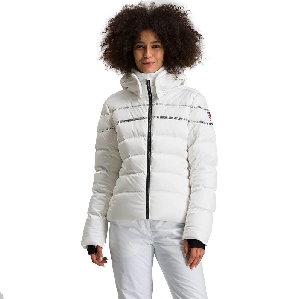 ROSSIGNOL Hiver Satin Jacket White SM