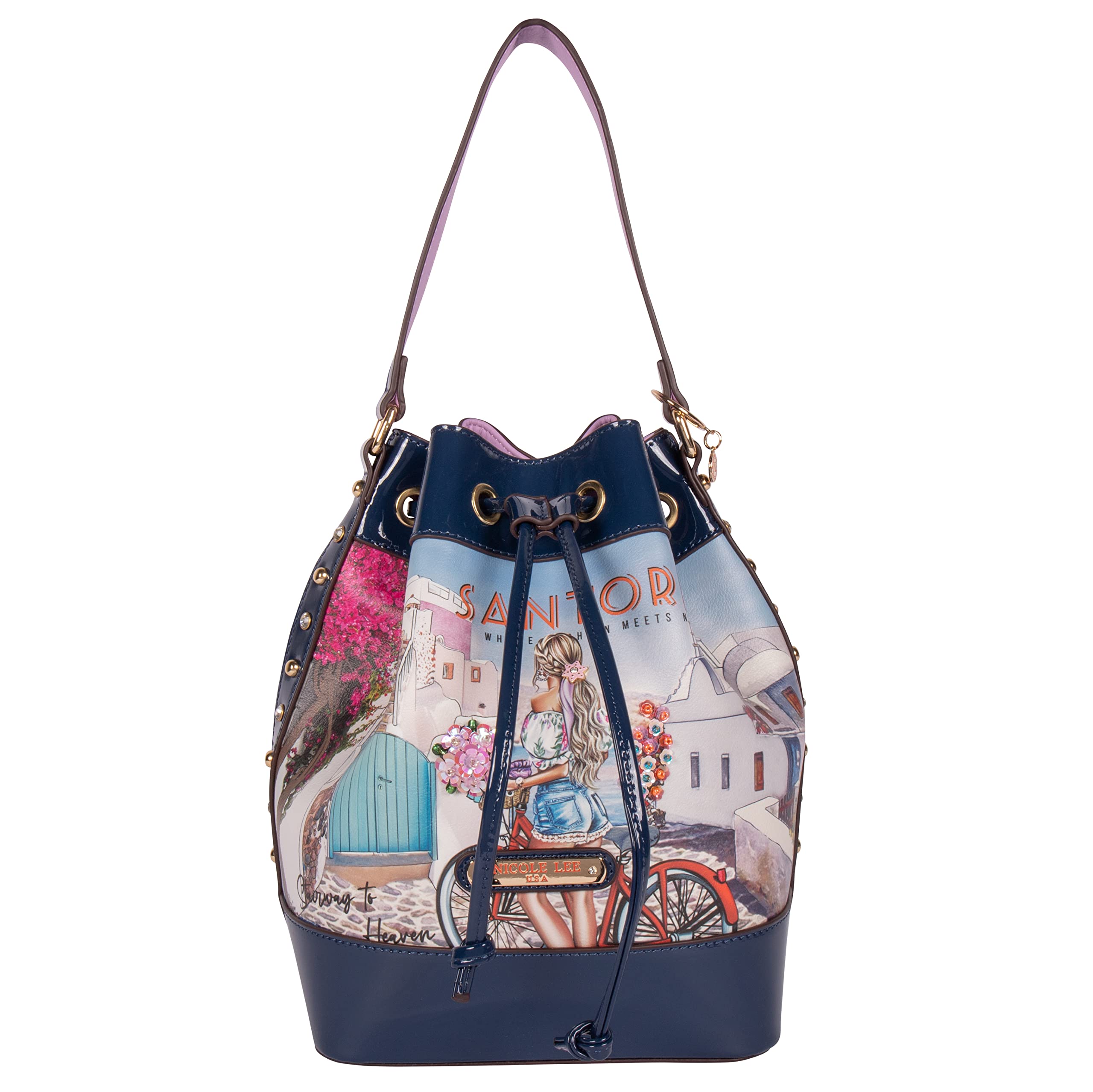 Nicole Lee STAIRWAY TO HEAVEN BUCKET BAG - SHE16490