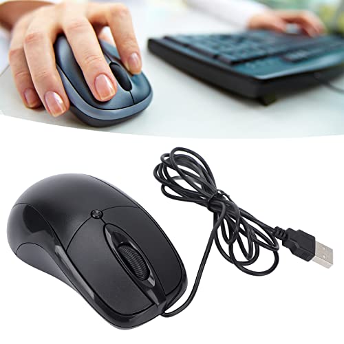 Wired USB Mouse, 3-Buttons, 1200 DPI, Compatible with Windows PC, Notebook, Laptop,for Windows/2000/2003/XP/Vista/7/Linux/WinCE(5.0 6.0)/for Android (2.1, 2.2, 2.3, 4.0)/for Mac