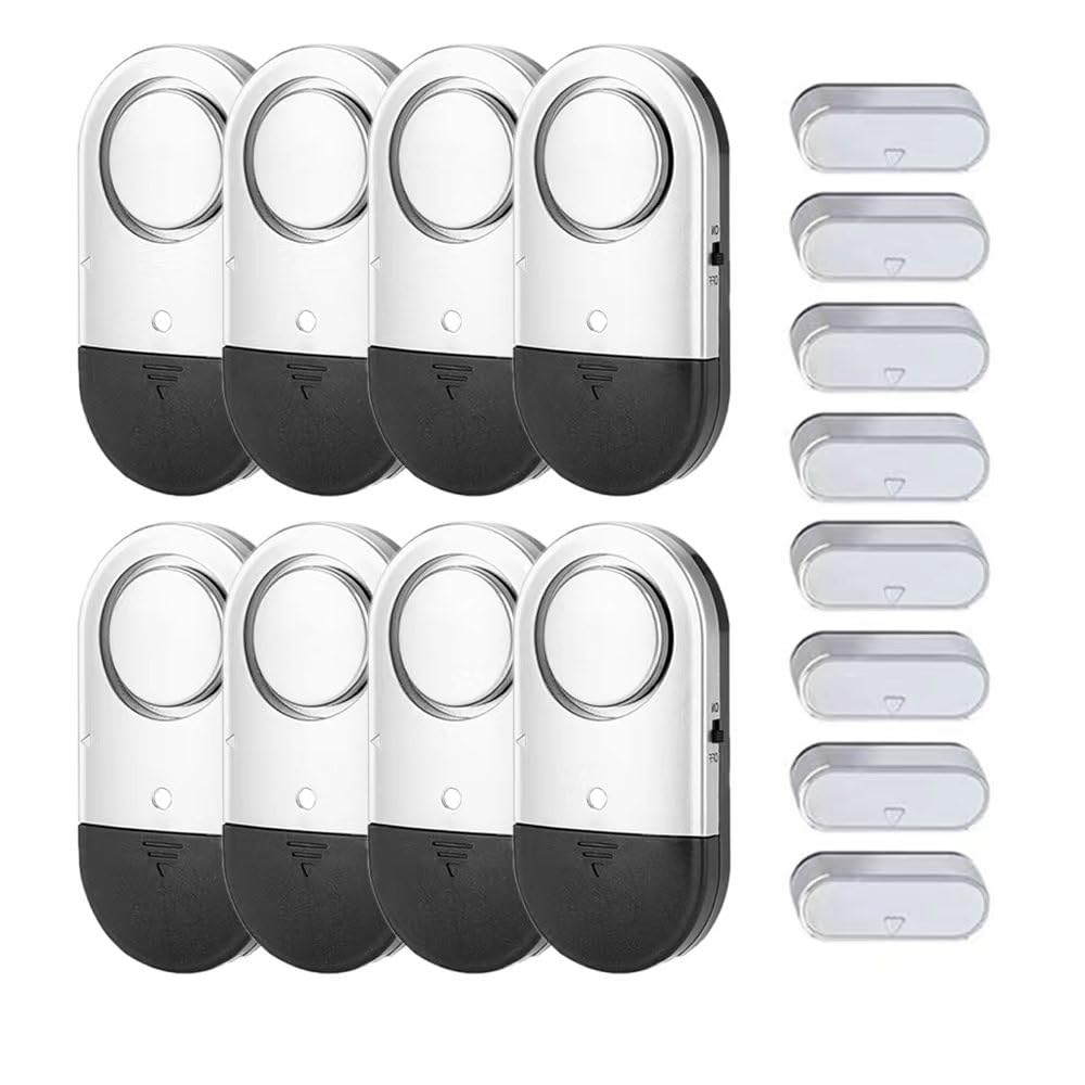 Window and Door Alarm for Kids Safety, 8 Pack Personal Security at Home for Pool Burglar Alert