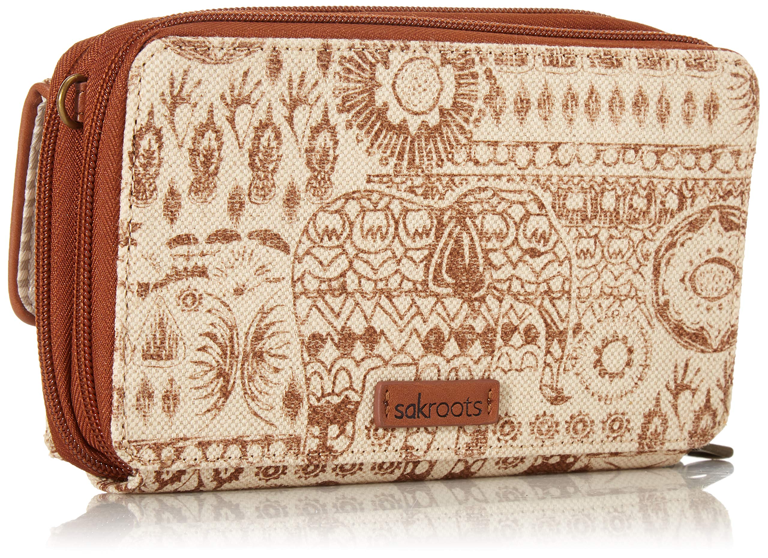 Sakroots Women's Luna, Tobacco Batik World