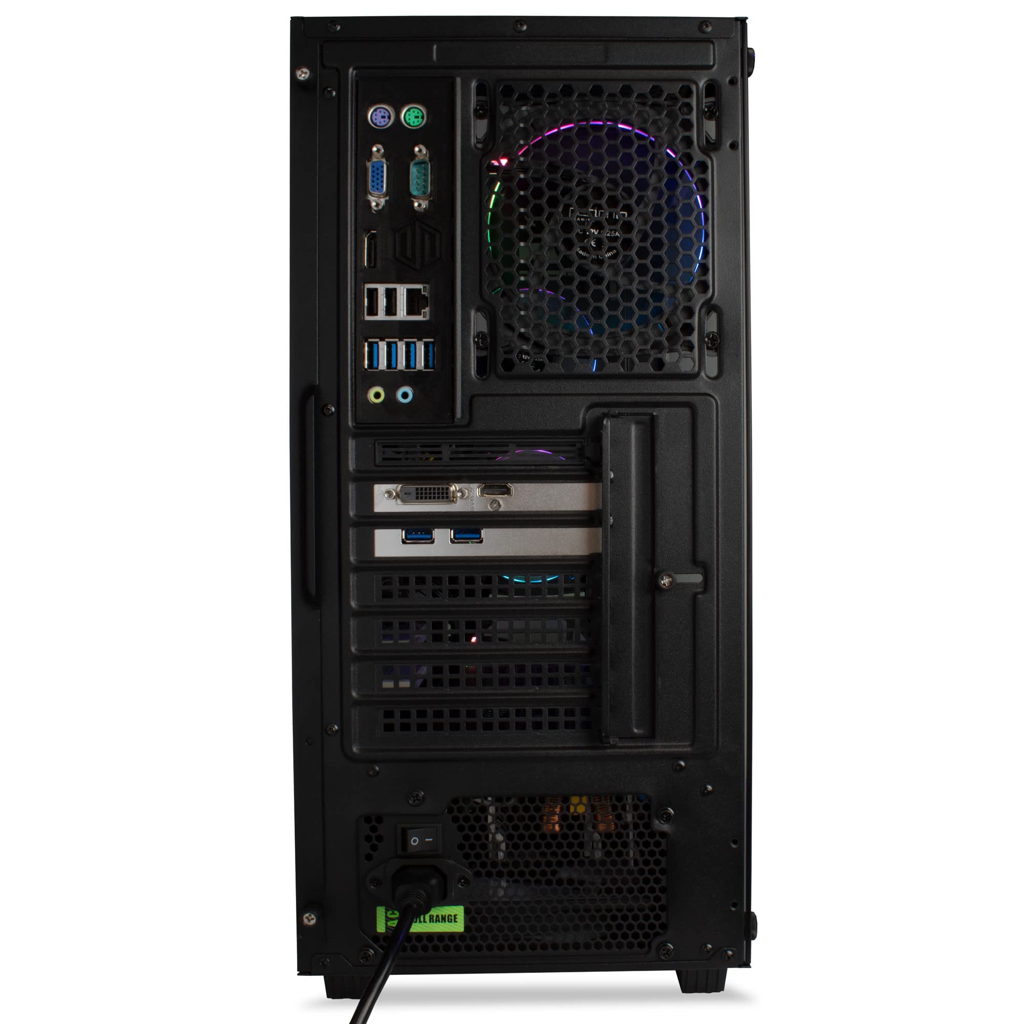 Periphio Hydra Prebuilt Gaming PC Computer - GeForce GT 1030 (2GB) Graphics | Intel Core i5-6500 (3.6GHz Turbo) | 1TB Solid State SSD | 16GB DDR4 RAM | Windows 10 Gaming Desktop | WiFi + BT (Renewed)