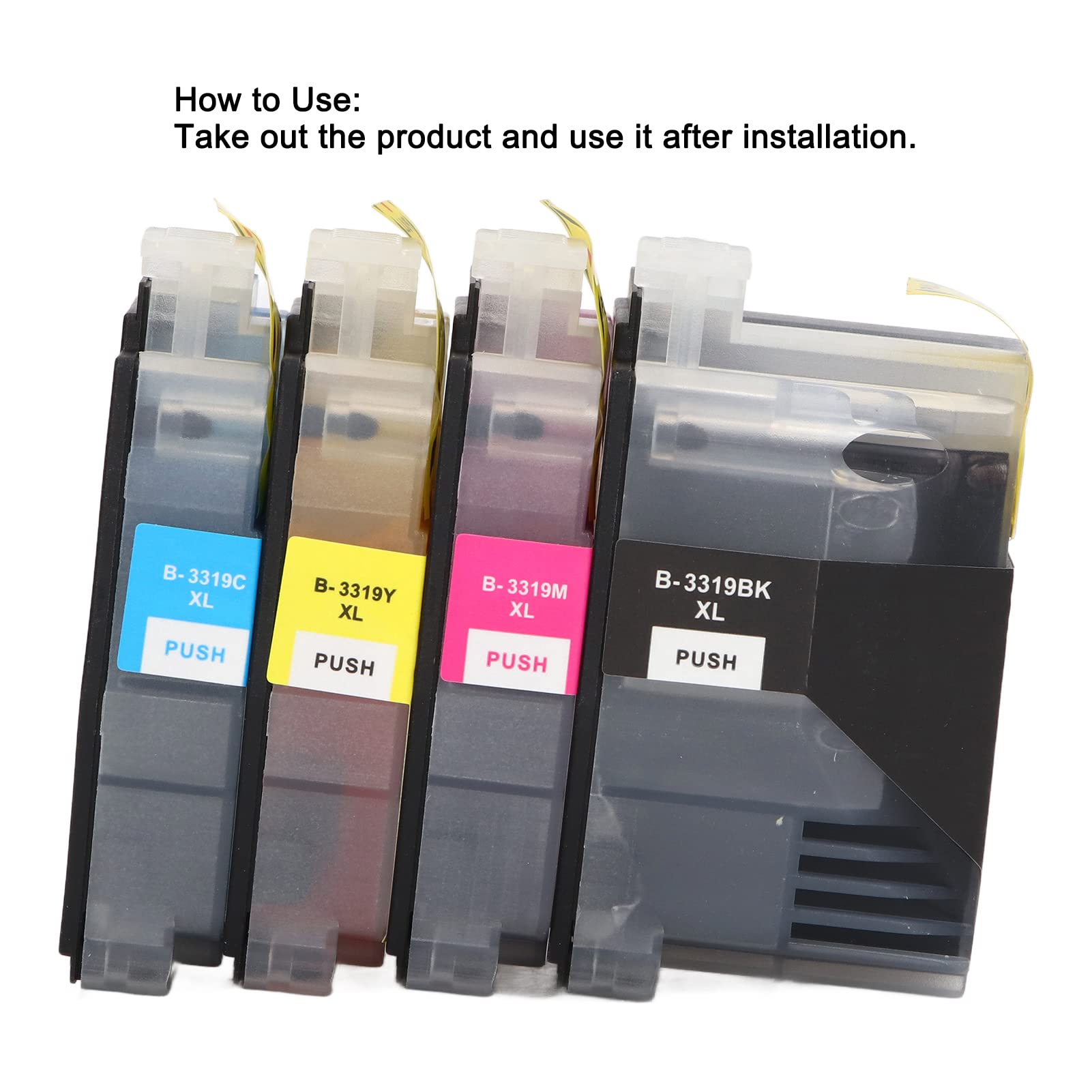 Printing Cartridge, Ink Cartridge,4 Colors Printing Accessory Part with Ink for Photo Paper Document, Desktop Photo Printers