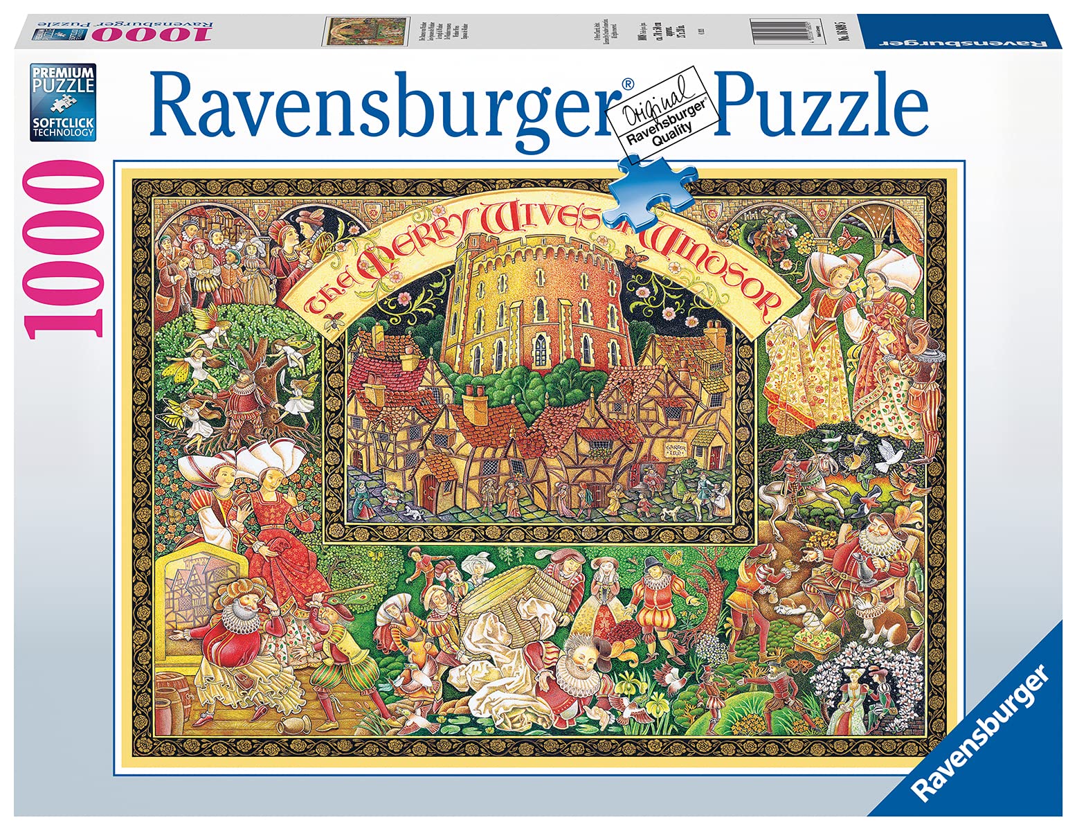 Ravensburger Windsor Wives 1000 Piece Jigsaw Puzzle for Adults - 16809 - Every Piece is Unique, Softclick Technology Means Pieces Fit Together Perfectly