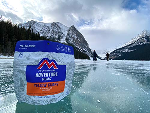 Mountain House Yellow Curry with Chicken & Rice | Freeze Dried Backpacking & Camping Food | 2 Servings | Gluten-Free
