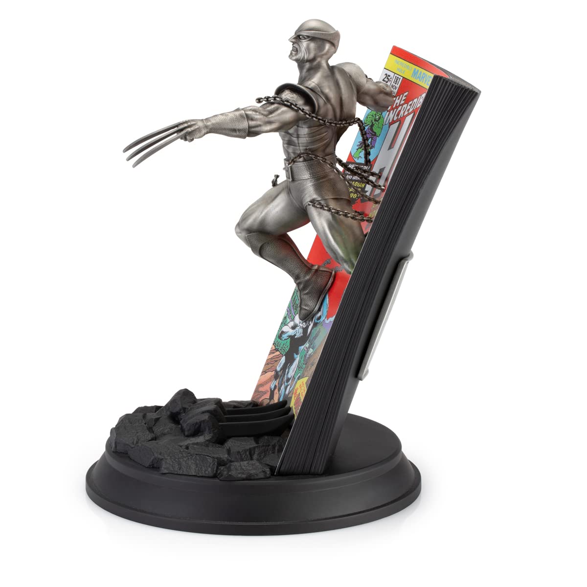 Royal Selangor Limited Edition Wolverine The Incredible Hulk Volume 1#181 Pewter Statue - Licensed Marvel Figurine/Collectible