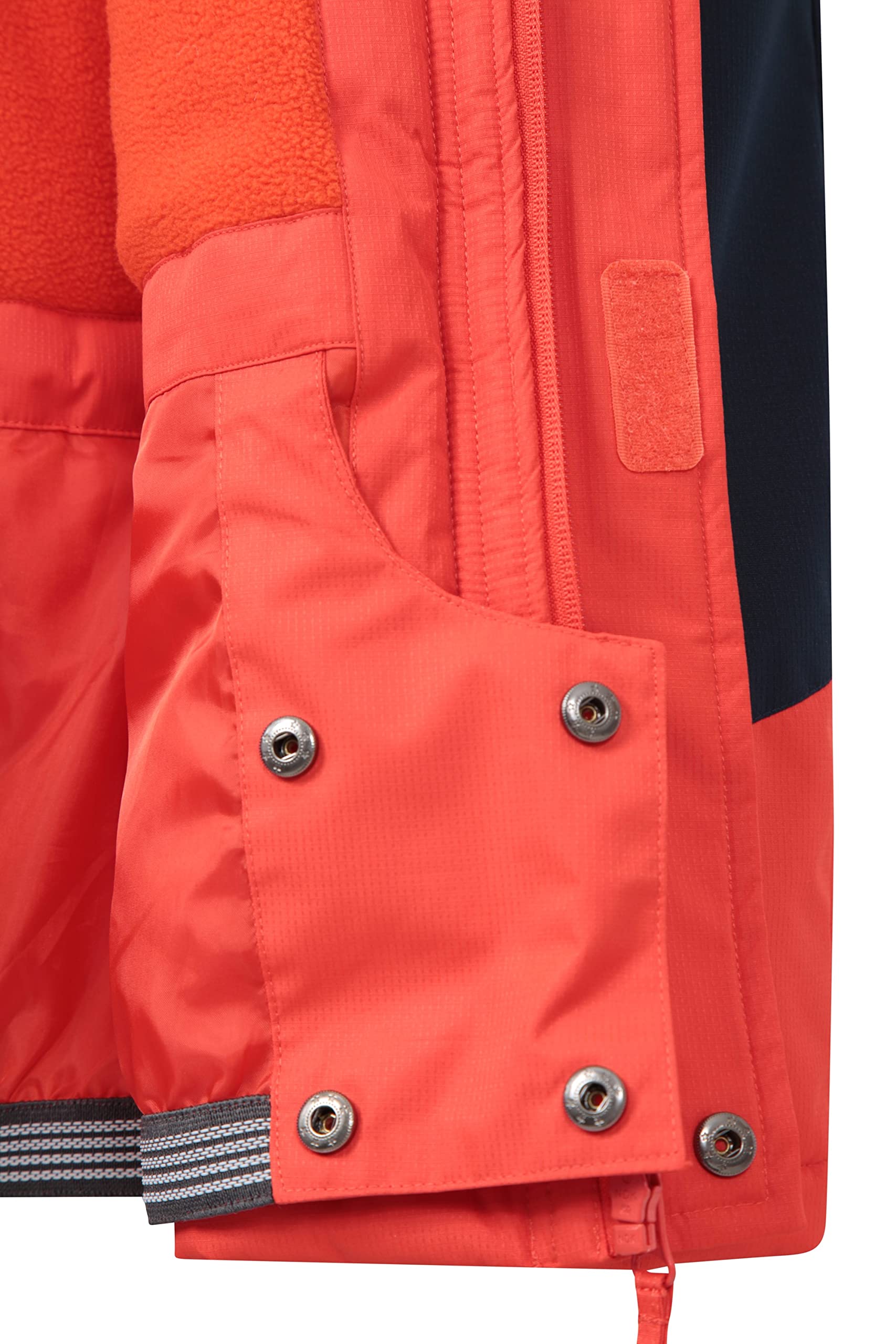Mountain Warehouse Dusk Mens Ski Jacket - Water Resistant Winter Coat Bright Orange X-Large