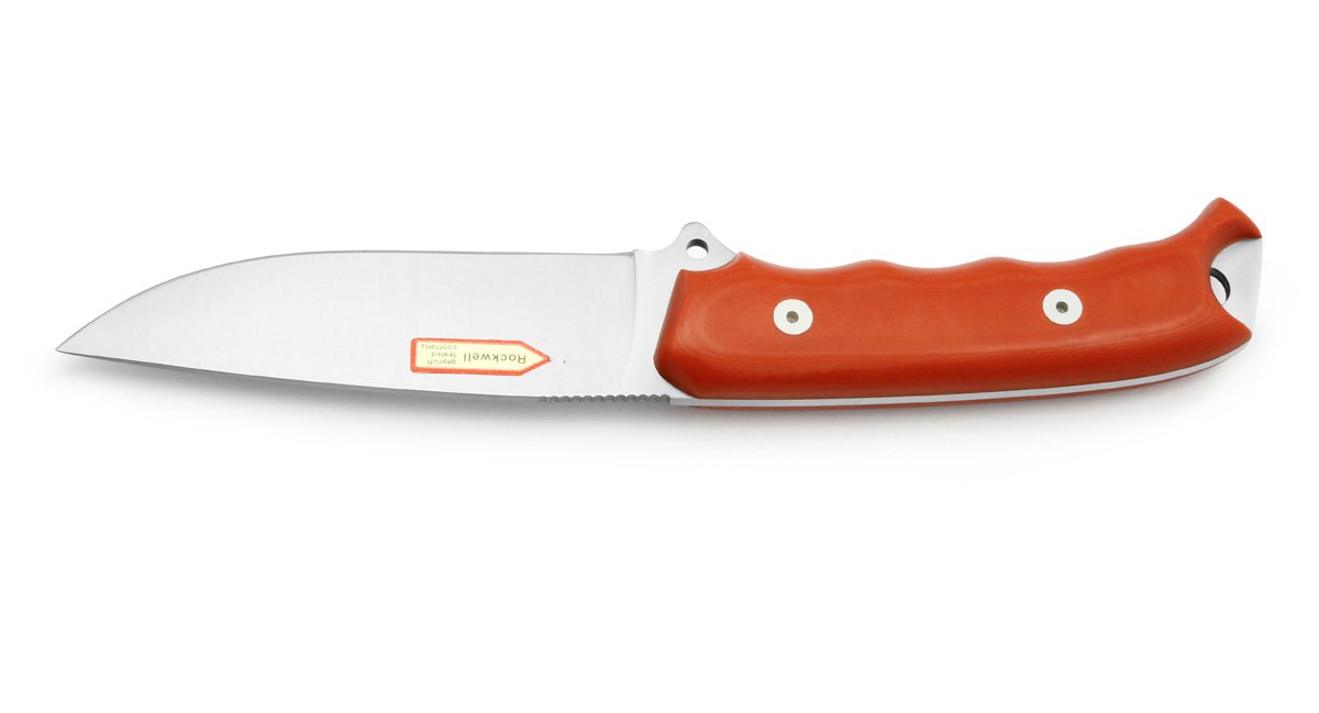 PUMA IP Dexter Orange II Micarta Spanish Made Hunting Knife with Leather Sheath