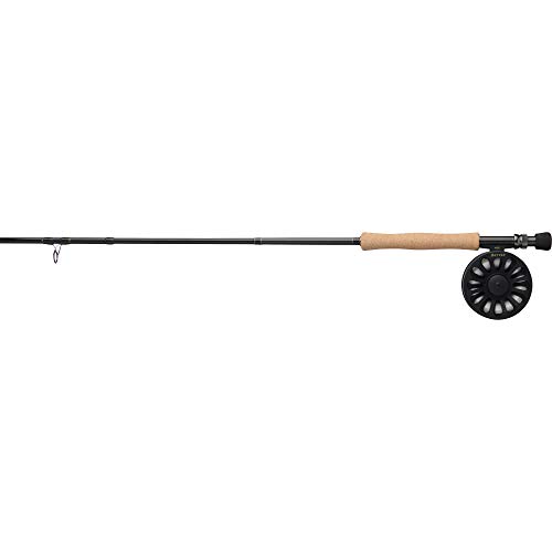 PENN Fishing Battle Fly Reel and Fishing Rod Outfit Combo, Black, 8wt, BTLFLY8WT90