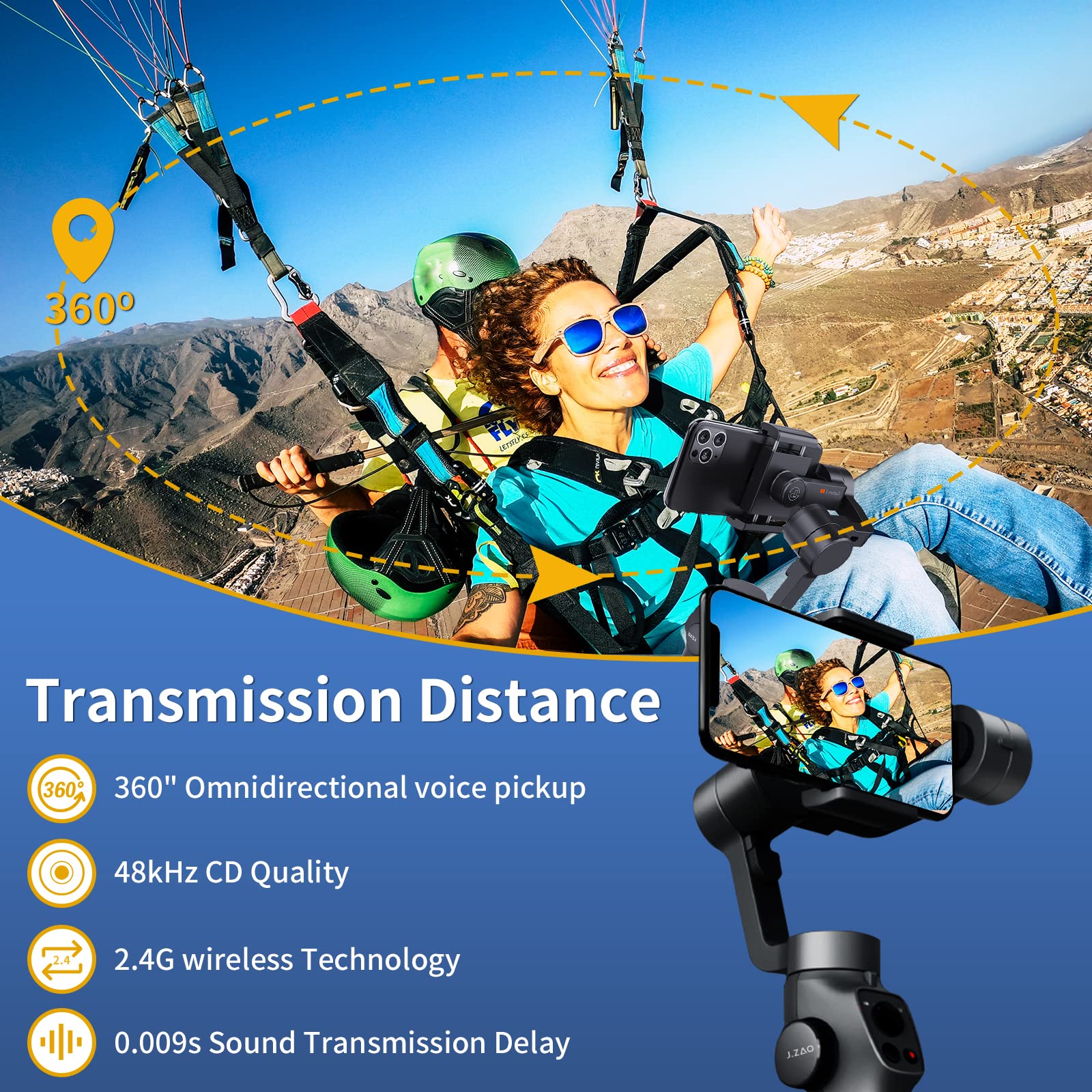 Wireless Lavalier Microphone for iPhone iPad,Plug-Play dual Lavalier Mics with Battery Indicator Charging Case,iPhone Microphone for Vlog YouTube TikTok Video Recording - No APP & Bluetooth Needed