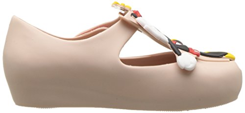 Mini Melissa Girls' Mini Ultragirl + Disney Mary Jane Flat, Sand, 9 Regular US Toddler