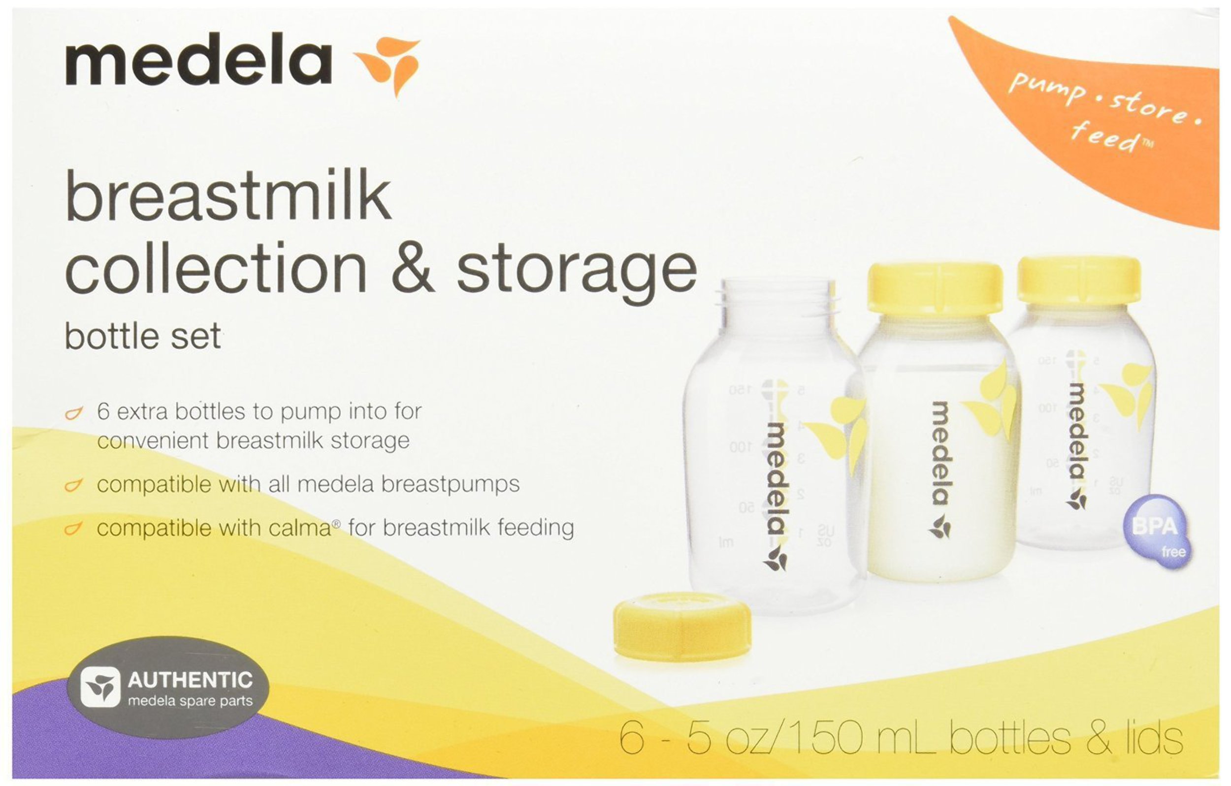 Medela Breastmilk Collection and Storage Bottle Set