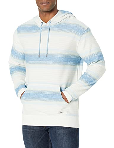 Quiksilver mens Great Otway Pullover Hoodie Hooded Sweatshirt, Antique White Great Otway, Small US