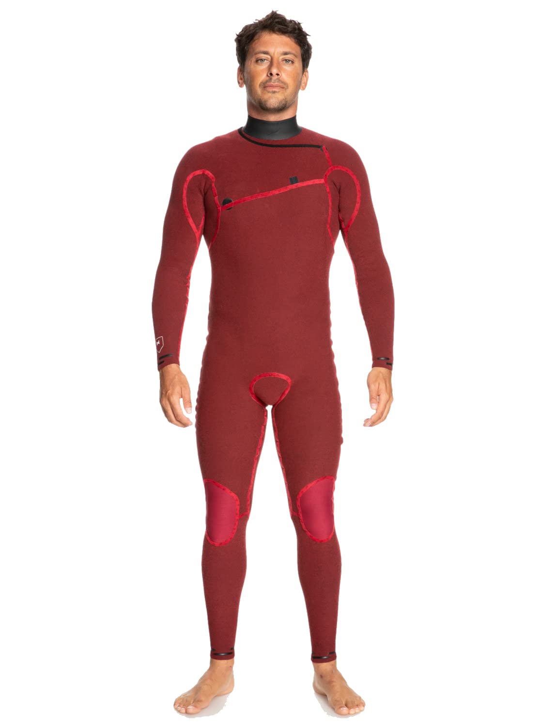 Quiksilver Mens 4/3 Highline Chest Zip Wetsuit - Black | X-Large
