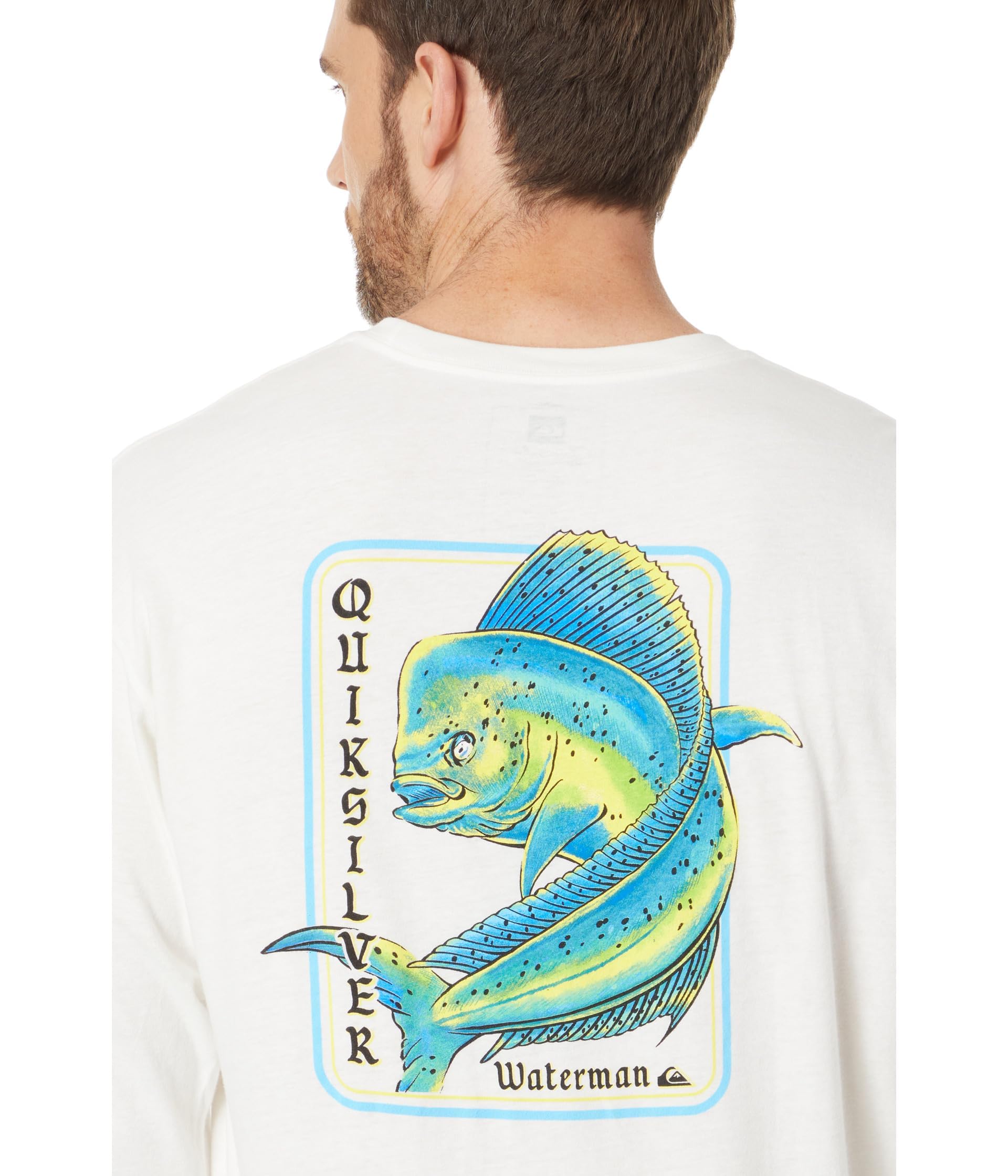 Quiksilver Mens Regular Fit Long Sleeve Tees - MWRM Poster 2021 (Navy Blazer, X-Large)