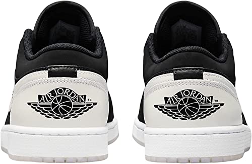 Nike Men's Air Jordan 1 Low Shoes, Black/Multi-color/White/Black, 10
