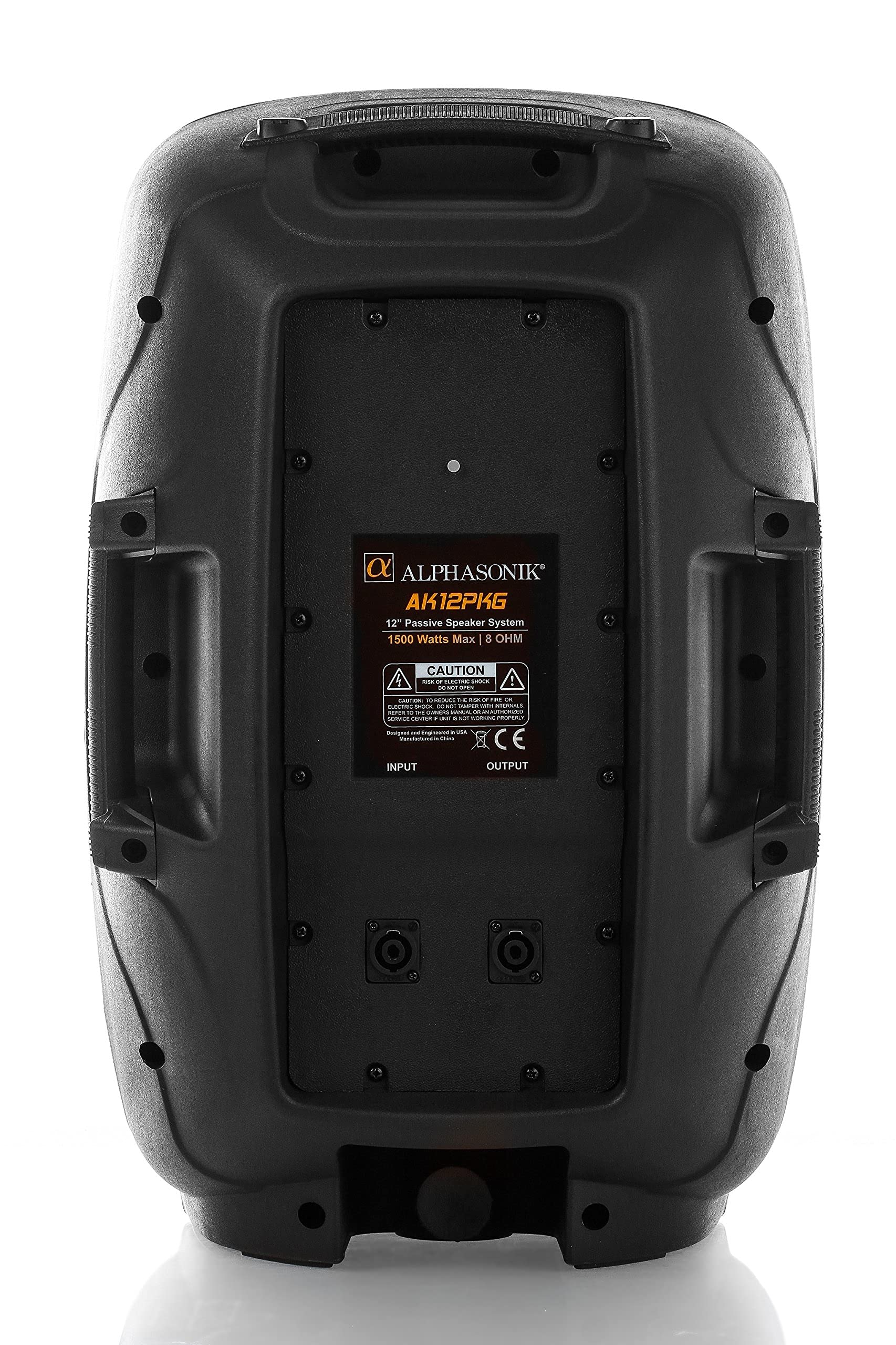 Pair Alphasonik All-in-one 12" Powered 1500W PRO DJ Amplified Loud Speakers with Bluetooth USB SD Card AUX MP3 FM Radio PA System LED Lights Karaoke Mic Guitar Amp 2 Tripod Stands Cable and Microphone