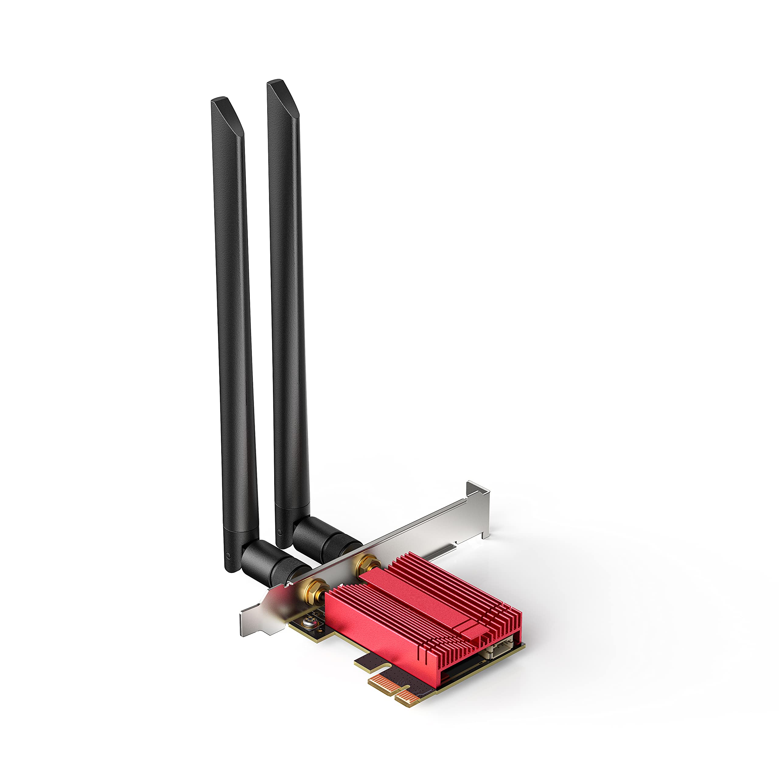 WiFi 6 PCIe WiFi Card for PC๏ผ AX3000 Dual Band Wireless Adapter with Heat Sink , Bluetooth 5.1, MU-MIMO, Ultra-Low Latency, Supports Windows 10 (64 bit) Only