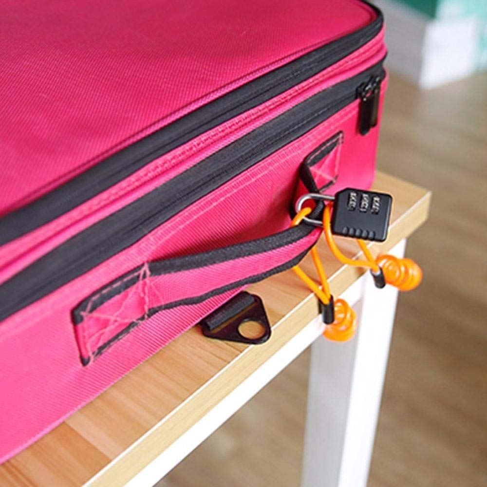 RUKDA Bicycle Lock Motorcycle Bicycle Anti Theft Lock Rope Wire Scooter Spring Wire Lock Security Reminder Cycling Mountain Bike Lock Tool Bike Lock