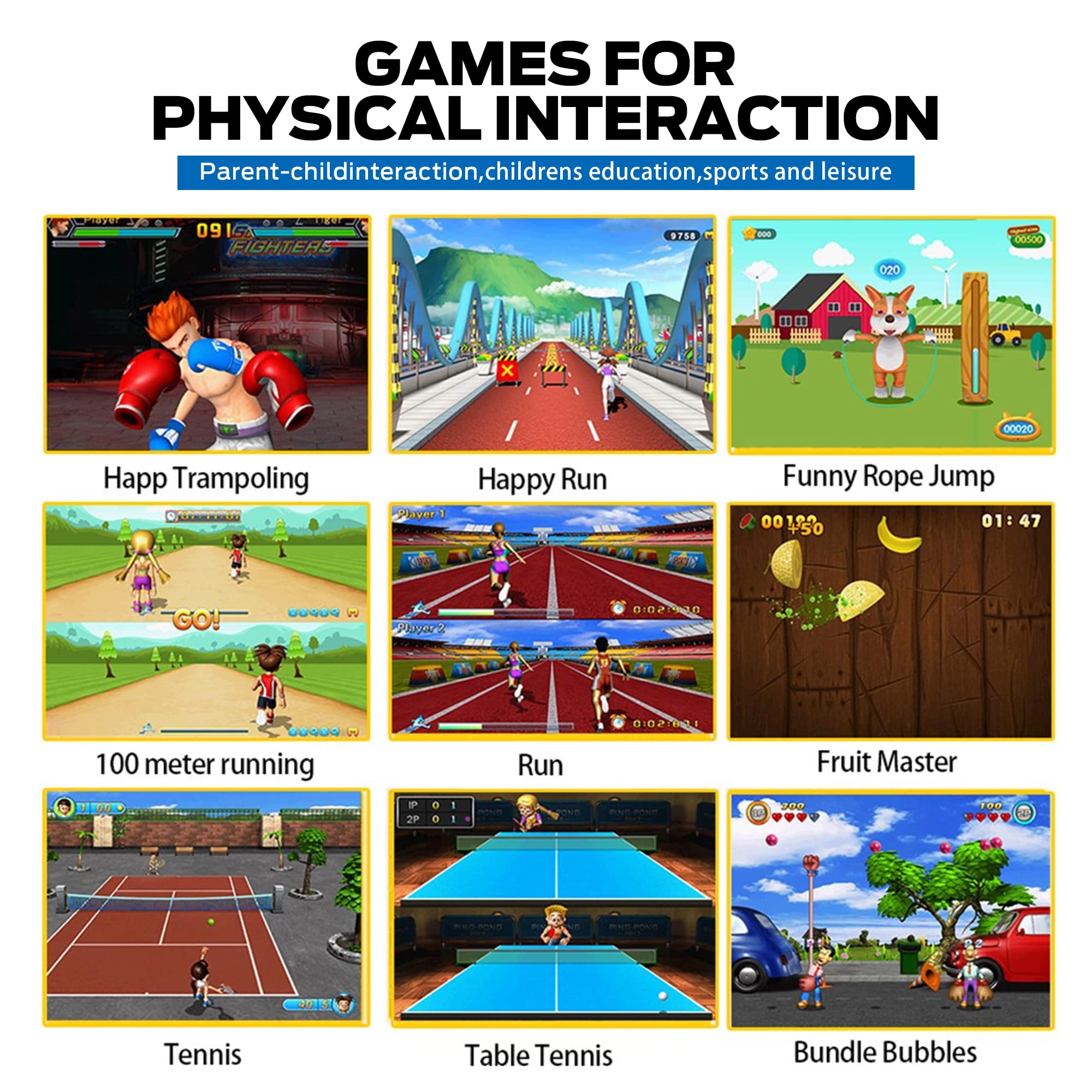 TV Game Consoles, Built in 61 Games, Retro Video Game Machine with 2.4G Wireless Handheld Gamepad Somatosensory Control, HDMI USB Plug and Play, Kid & Adult Interactive& Puzzle Game