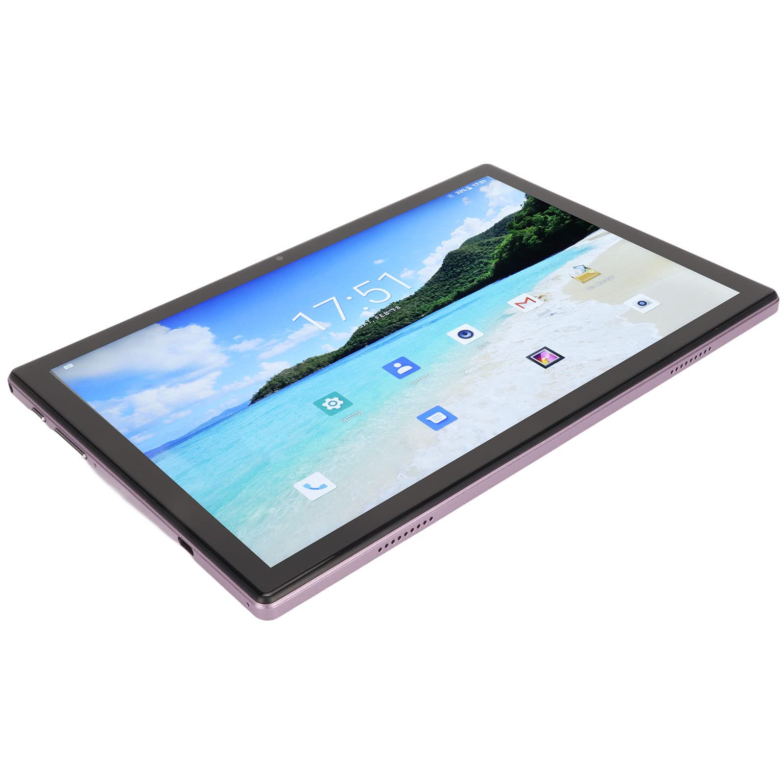 PUSOKEI 10.1 Inch Tablet, 4G Phone Tablet MT6755 Octa Core 8GB RAM 256GB ROM, 1960 x 1080 HD Touch Screen, Android Tablet with Dual Camera, WiFi, Bluetooth, 7000mah
