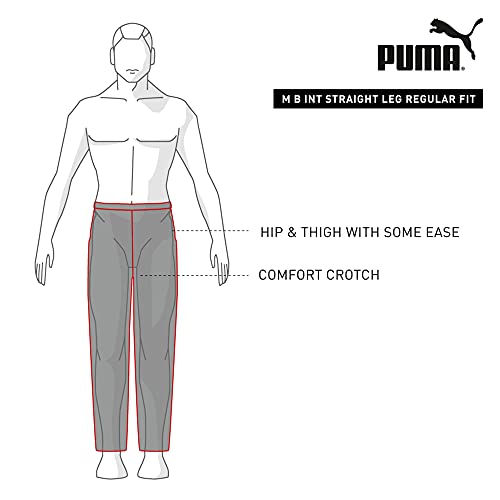 PUMA mens Essentials Logo Sweatpants, Peacoat, Large US
