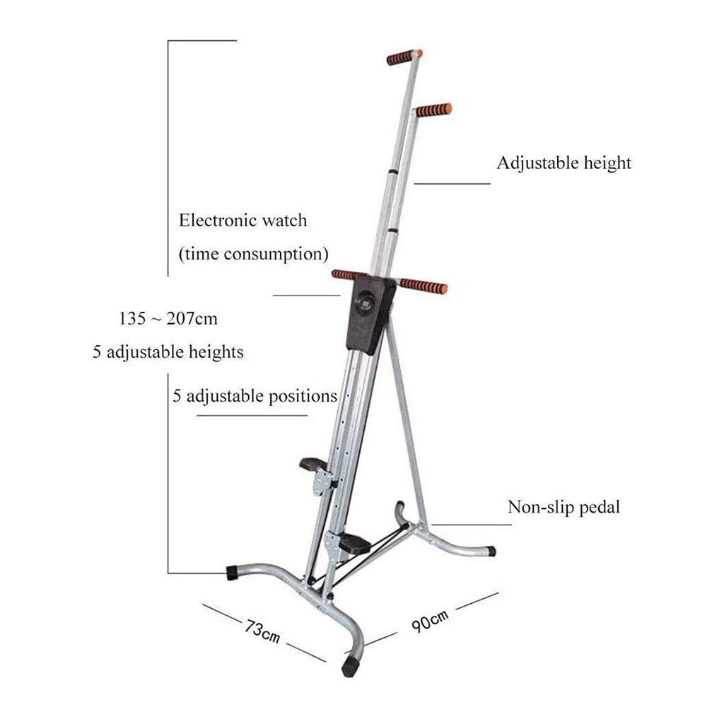 Vertical Climber, Climbing Machine for Home Gym Body Workout Folding Exercise Cardio Anti-Slip Design for Beginners and Advanced Users